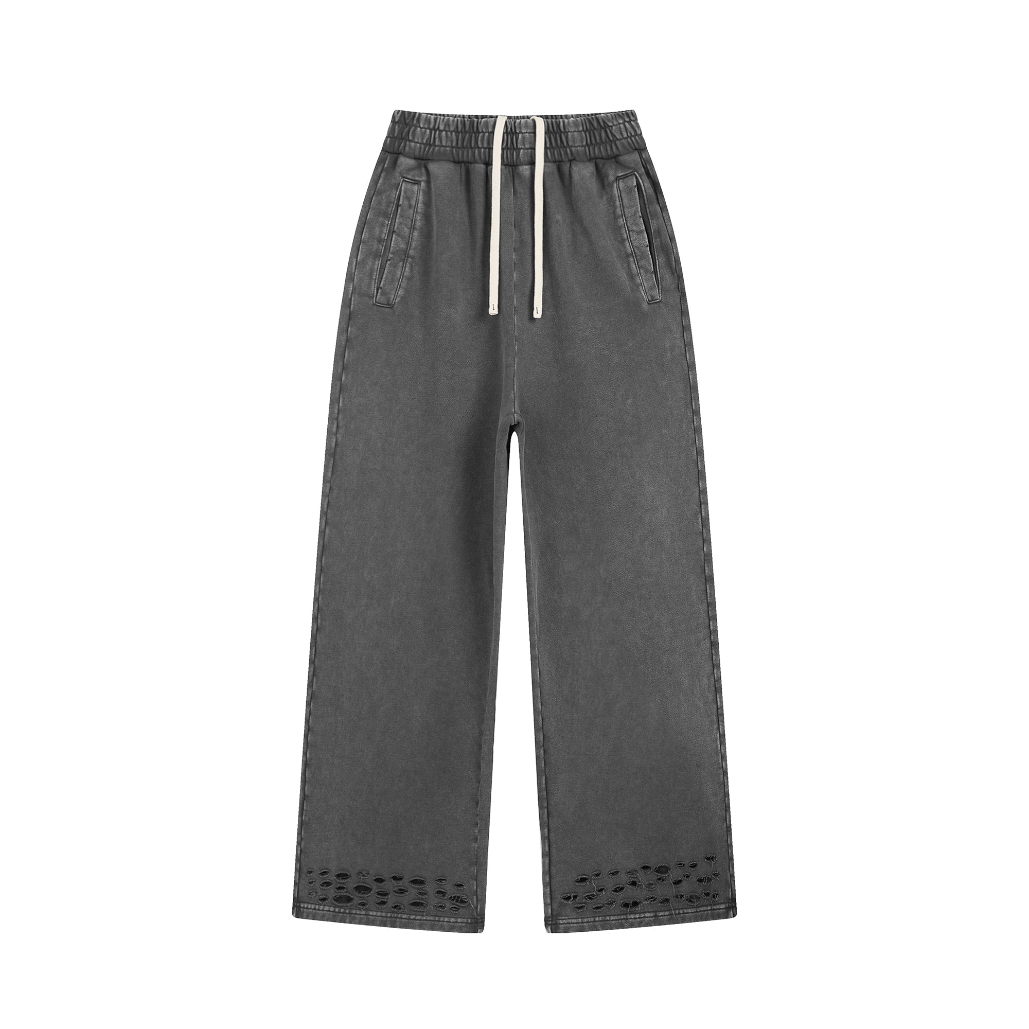 Ripped Acid Wash Sweatpant | Inflation Streetwear – INFLATION