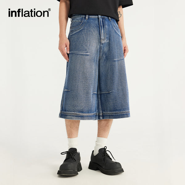 Acid Washed Jorts | Inflation Streetwear – INFLATION