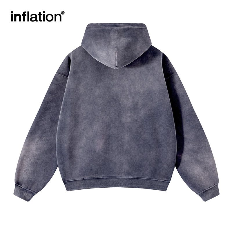 INFLATION Monkey Wash Zip Up Hooded Jacket