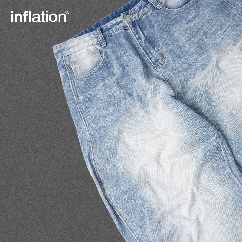 INFLATION Brand Washed Baggy Denim Pants