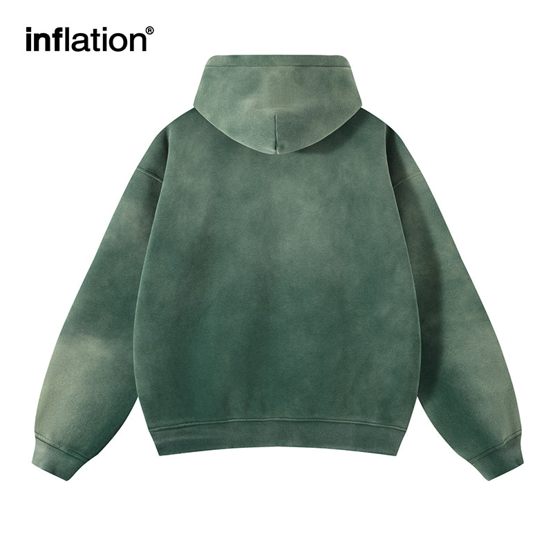 INFLATION Monkey Wash Zip Up Hooded Jacket